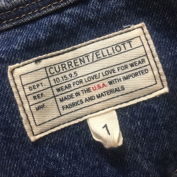 Current/Elliott | Jackets & Coats | Currentelliott Denim Jean Jacket ...